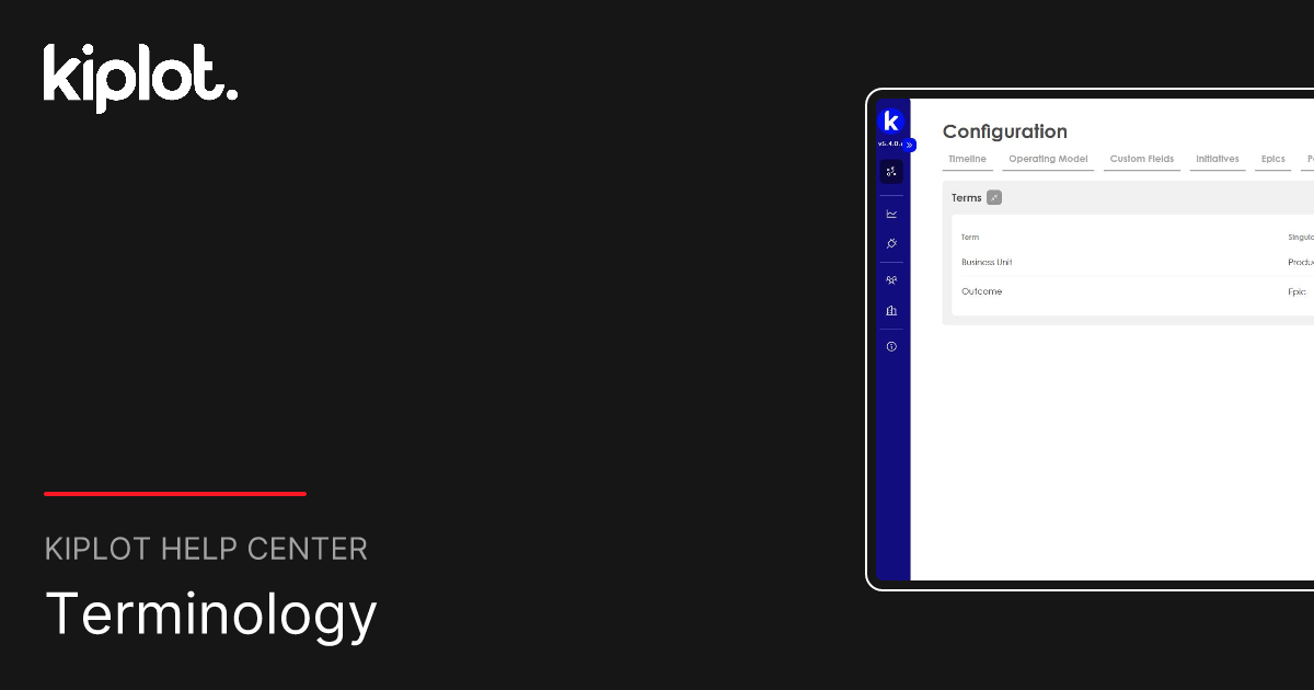 Terminology | Kiplot Help Center