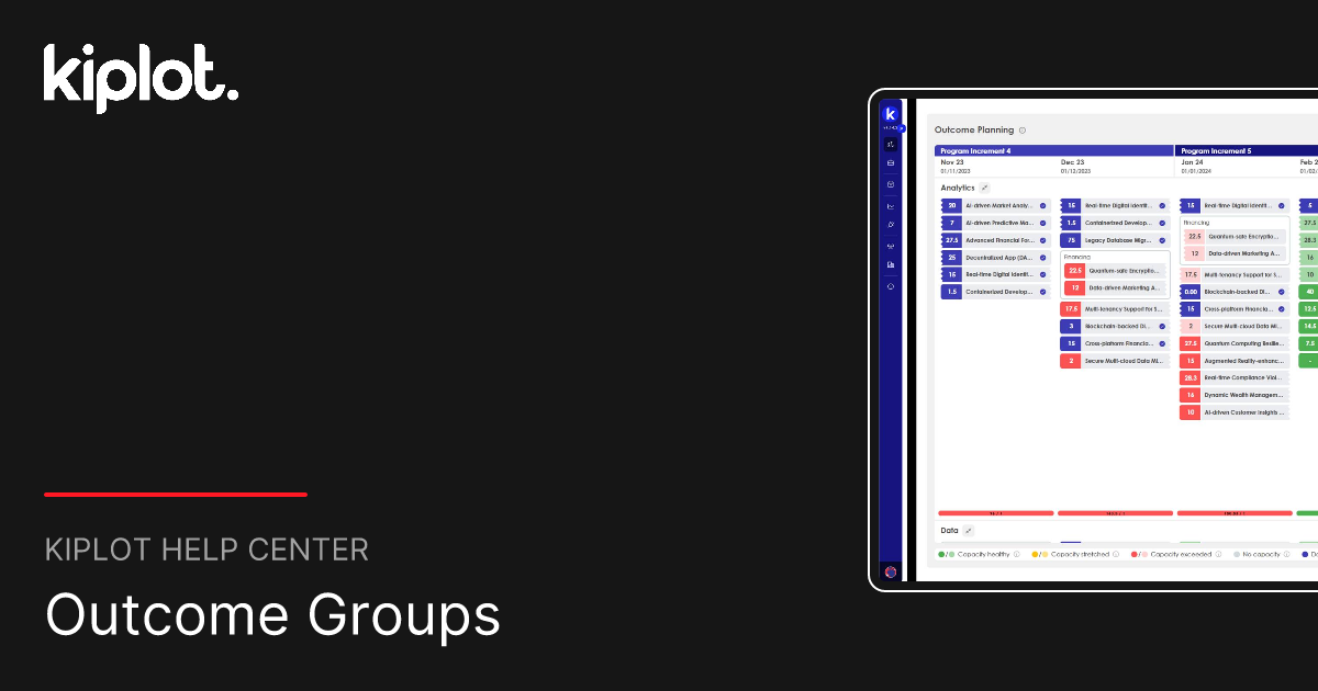Outcome Groups | Kiplot Help Center