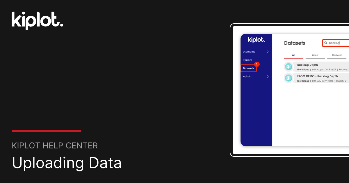 Uploading Data | Kiplot Help Center